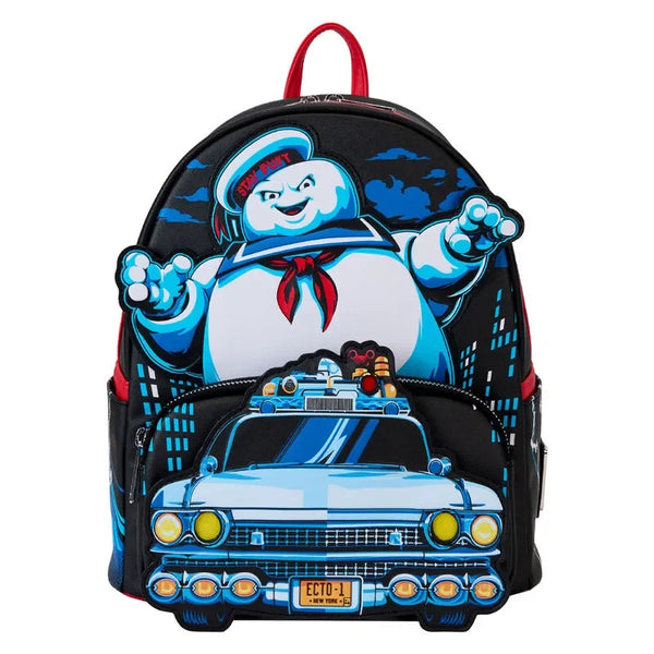 Loungefly Ghostbusters Stay Puft Ecto-1 Light Up Mini Backpack