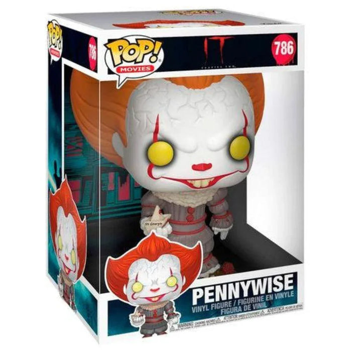 Pop! Movies: It Chapter Two - Pennywise (With Boat) Vinyl Figure #786 ...