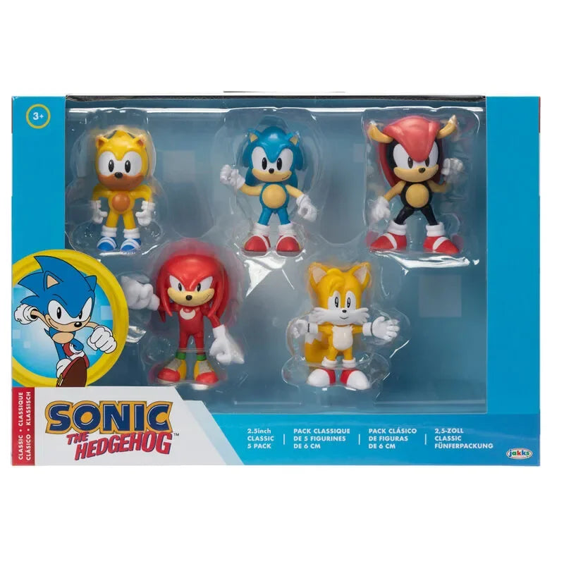 Sonic the Hedgehog Classic 5-Pack Figures Set